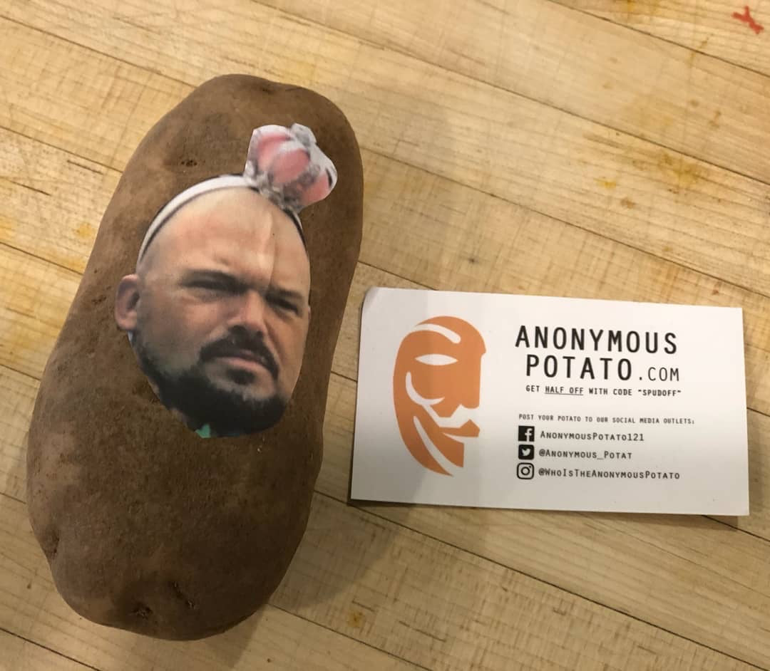 Mail A Face Potato | Upload An Image On A Potato - AnonymousPotato