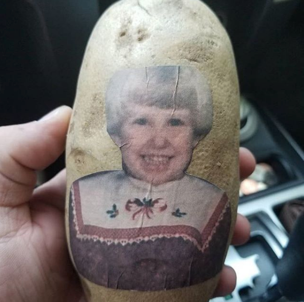 Mail A Face Potato | Upload An Image On A Potato - AnonymousPotato
